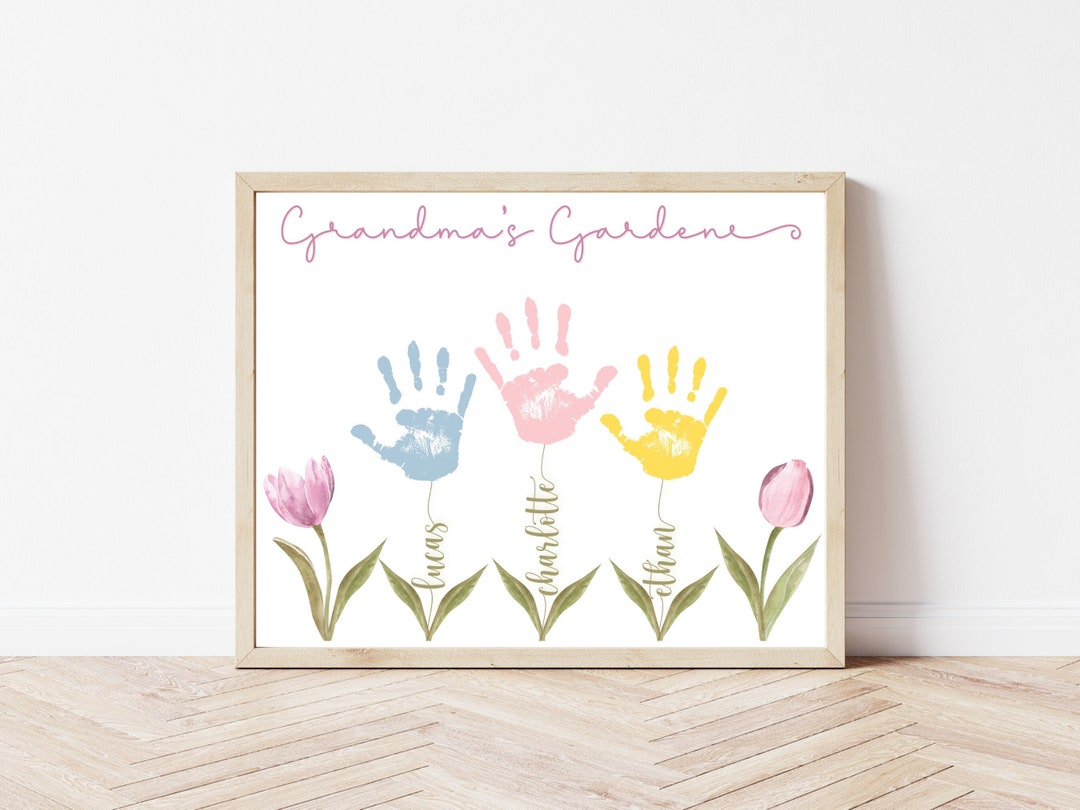 Grandma's Garden Personalized Gift for Mothers Day or Birthday, Kids ...