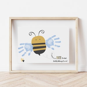 Daddy Handprint Art, Father's Day Handprint Art, Valentines Handprint ...