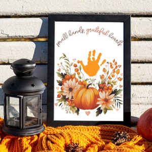 Thanksgiving Handprint, Fall Handprint Art, Thanksgiving Card From Kids ...