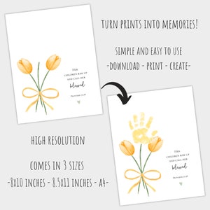 Christian Mothers Day Gift, Handprint Art, Mother's Day Handprint ...