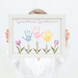 Grandma's Garden Personalized Gift for Mothers Day or Birthday, Kids ...