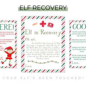Elf Recovery Letter, Christmas Elf Rules, Elf Arrival Letter, Elf is ...