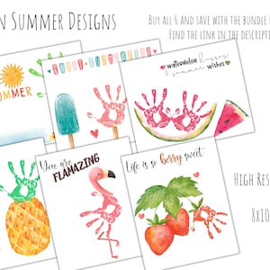 Strawberry Handprint Craft: Summer Strawberry Handprint Art, Activity ...