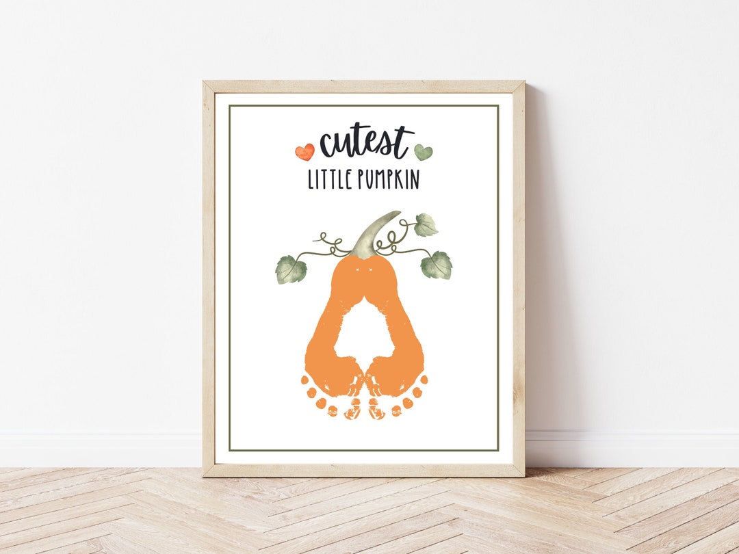 Kids Handprint Art, Footprint Art, Fall Handprint, Cutest Little ...