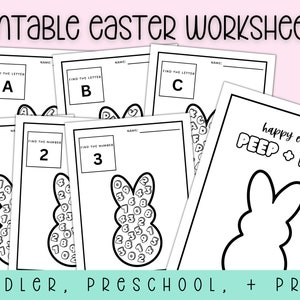 Printable Easter Worksheets, Toddler Worksheets, Preschool Worksheets ...