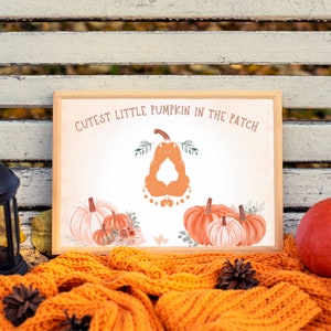 Fall Handprint Craft, Halloween Handprint Art, Handprint Footprint ...