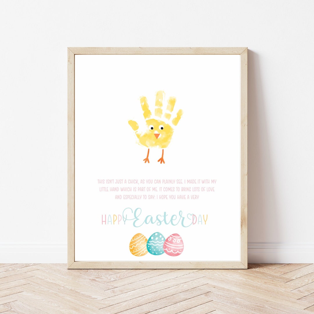 Easter Handprint Art, Easter Footprint Art, Easter Handprint Craft ...