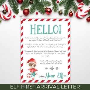 Elf Letters, Elf Kit, Christmas Letters Bundle, Elf Arrival Letter, Elf ...