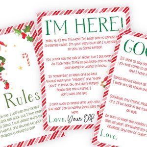 Elf Arrival Letter, First Time Elf Arrival Letter, Christmas Elf ...