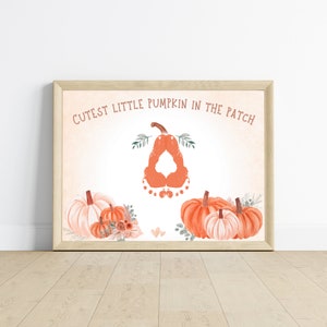 Fall Handprint Craft, Halloween Handprint Art, Handprint Footprint ...