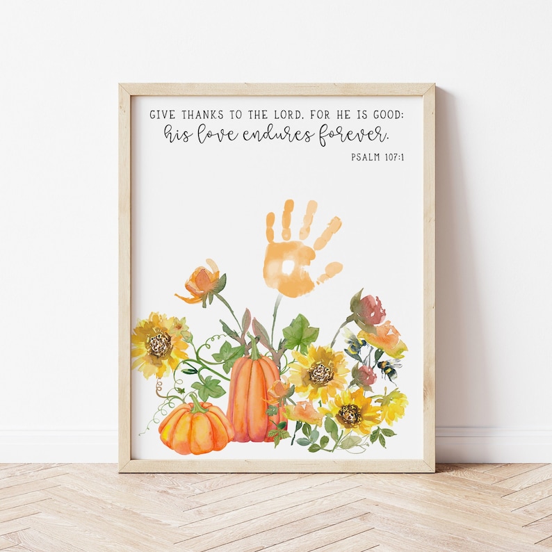 Preschool Bible Craft, Thanksgiving Handprint, Christian Homeschool ...
