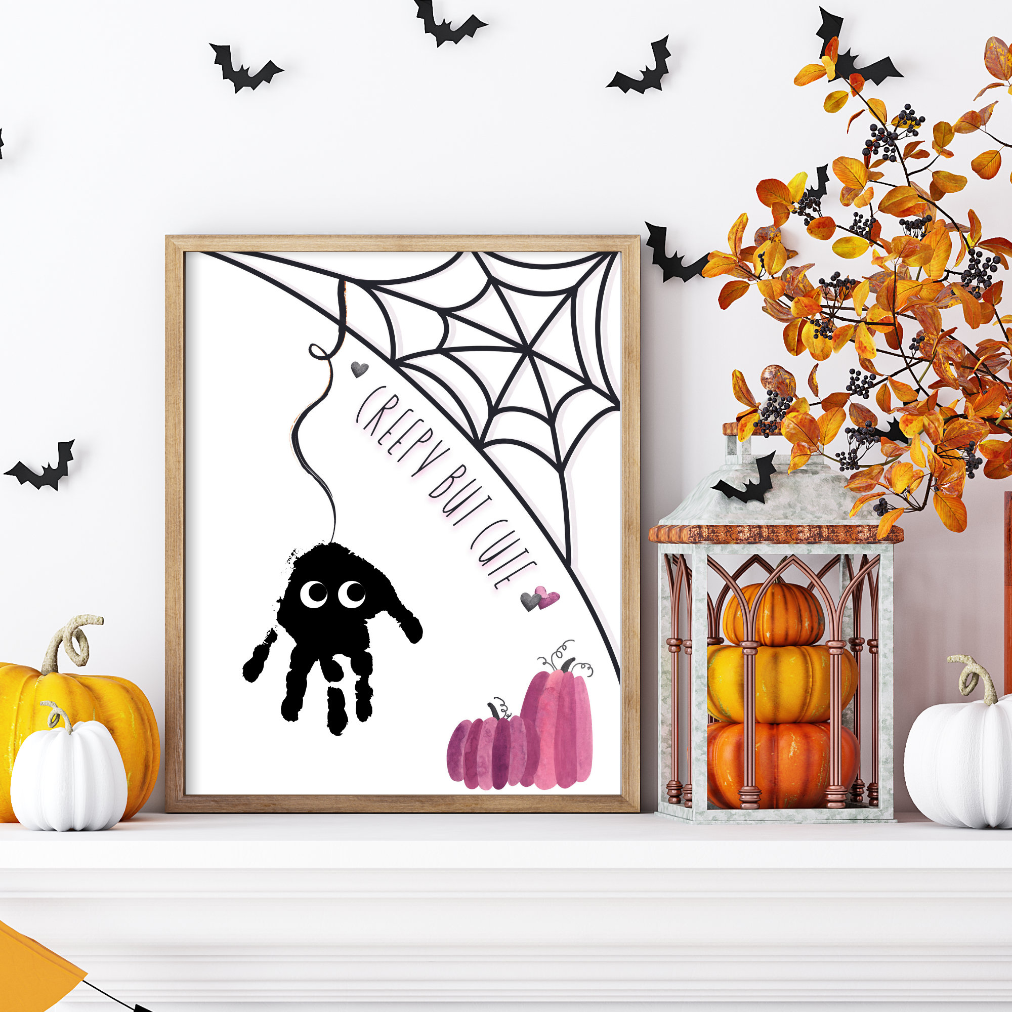 Handprint Art, Halloween Handprint Art, Creepy but Cute Spider ...