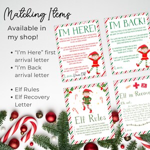 Elf Goodbye Letter, Christmas Elf Farewell Letter, Kids Christmas Fun ...