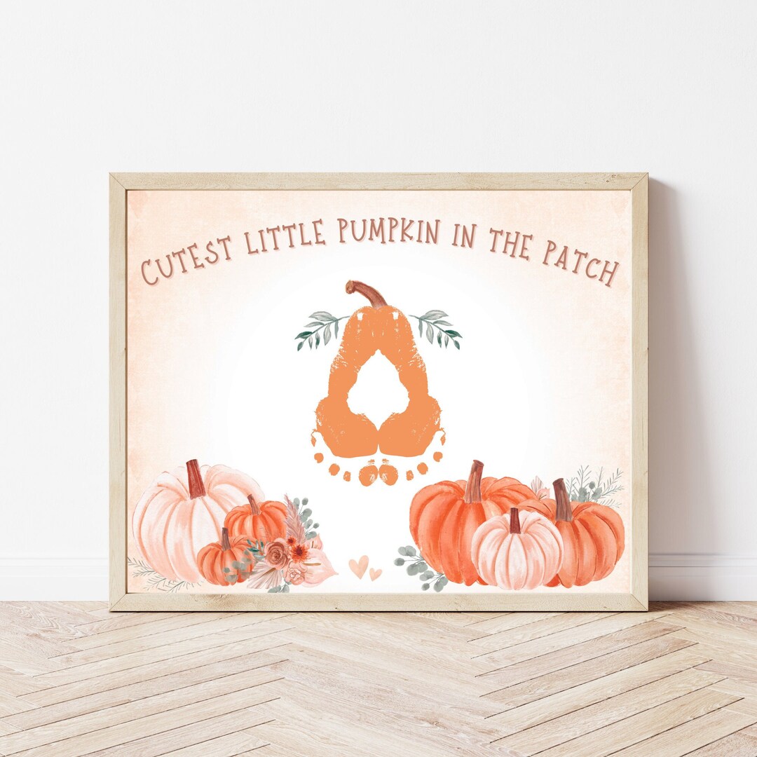 Fall Handprint Craft, Halloween Handprint Art, Handprint Footprint ...