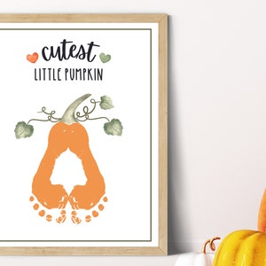 Kids Handprint Art, Footprint Art, Fall Handprint, Cutest Little ...