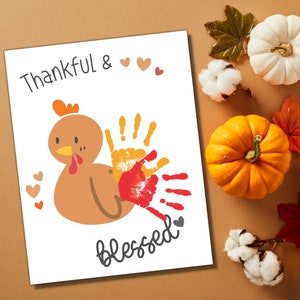Turkey Handprint Art, Thanksgiving Handprint, Fall Handprint Art ...