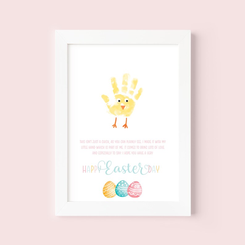 Easter Handprint Art, Easter Footprint Art, Easter Handprint Craft ...