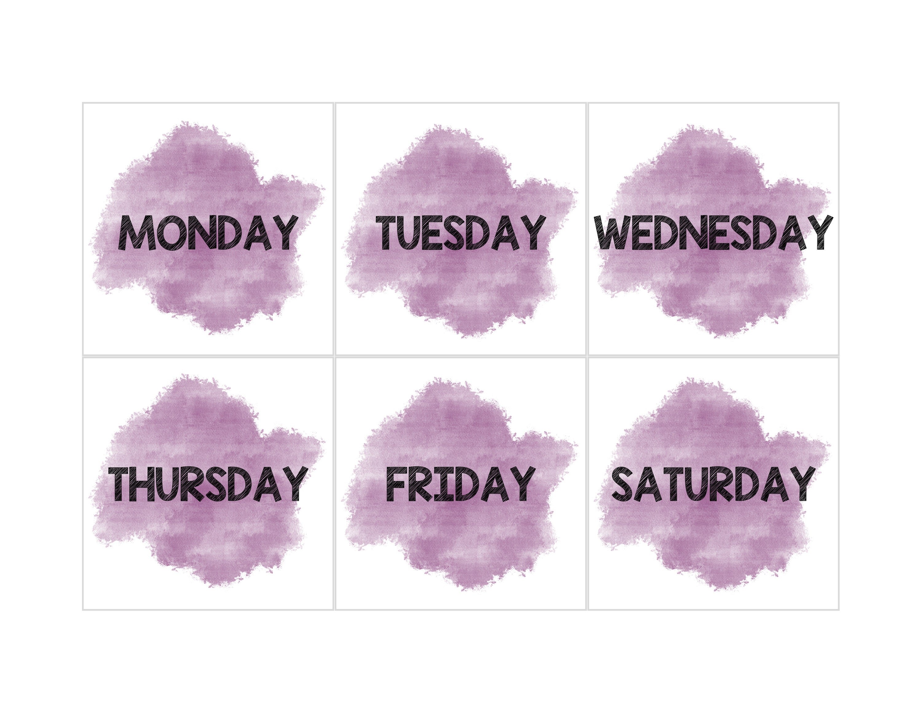 Classroom Calendar Number Cards Includes Days of the Week, Months, Year ...