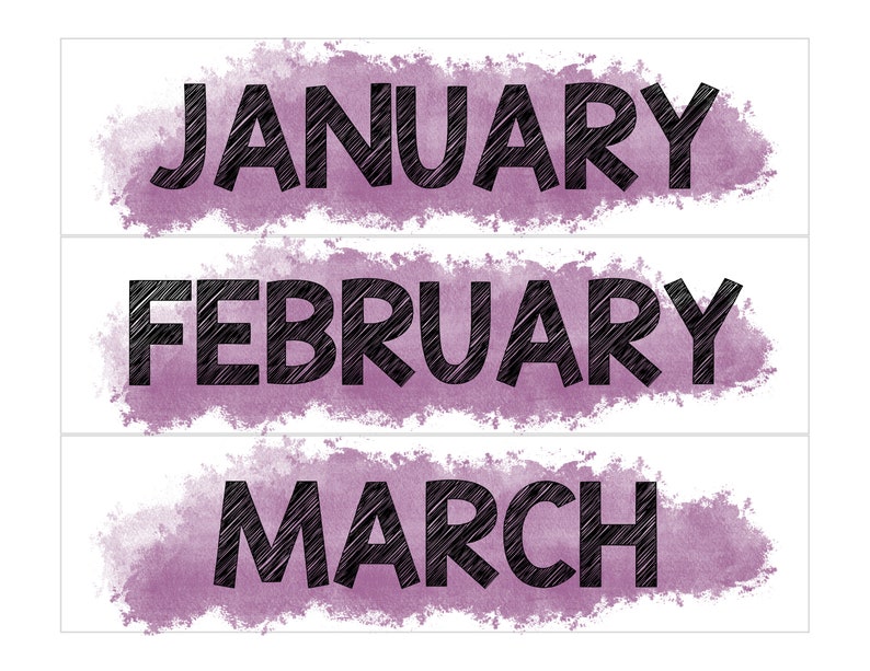 Classroom Calendar Number Cards Includes Days of the Week, Months, Year ...