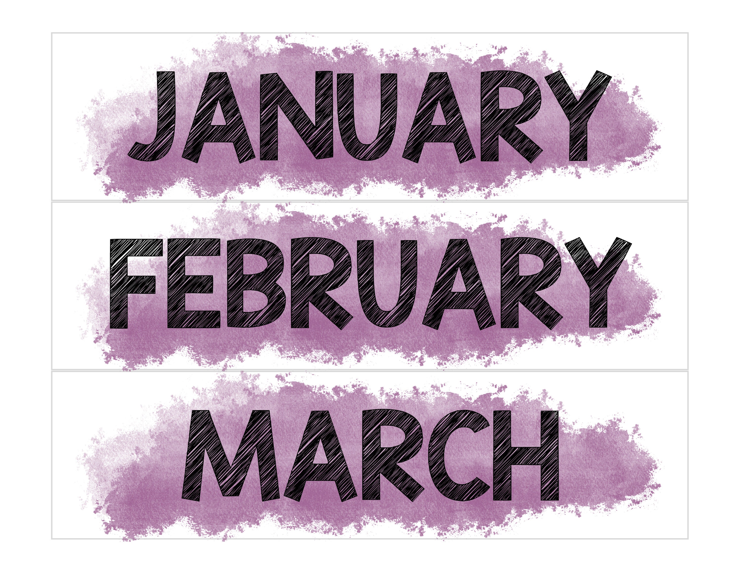 Classroom Calendar Number Cards Includes Days of the Week, Months, Year ...