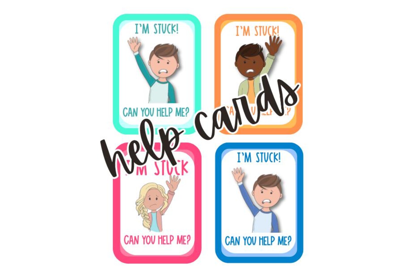 Printable “I Need a Break” Visual Cards | Break Cards for Classroom ...