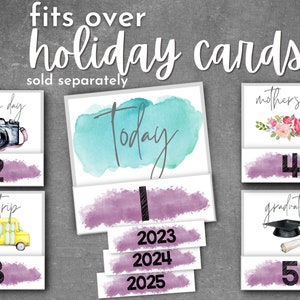 Classroom Calendar Number Cards Includes Days of the Week, Months, Year ...