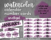 Classroom Calendar Number Cards Includes Days of the Week - Etsy