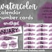 Classroom Calendar Number Cards Includes Days of the Week, Months, Year ...