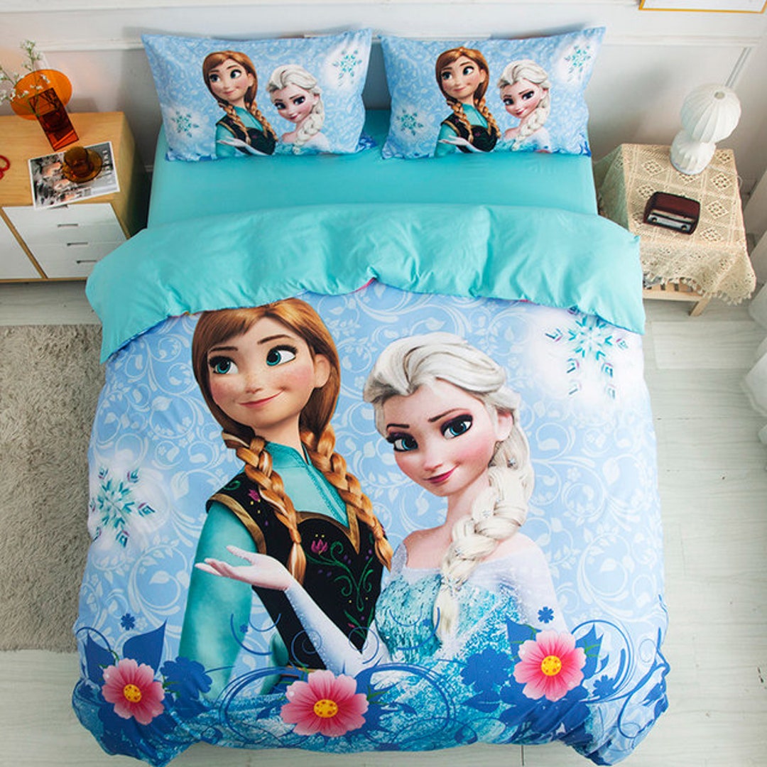 Frozen Duvet Elsa Olaf Anna Bedding Set Twin Queen King - Etsy