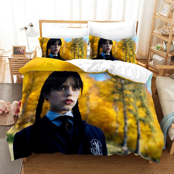 Wednesday Bedding Set - Etsy
