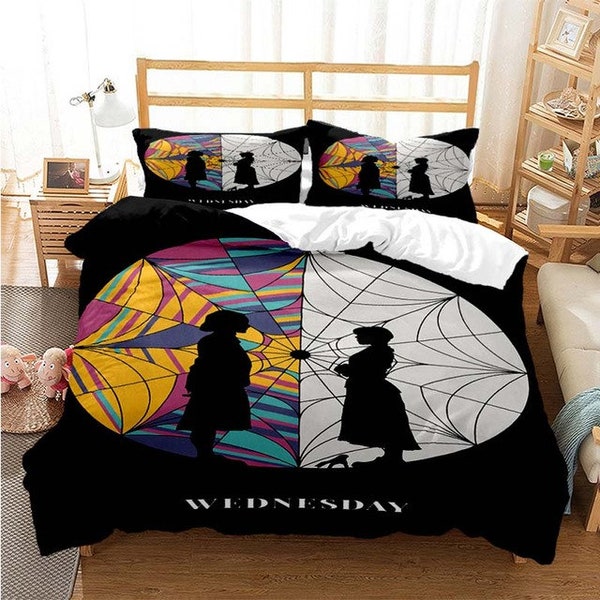 Wednesday Addams Bedding - Etsy