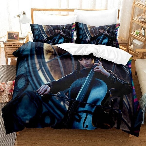 Wednesday Bedding Set - Etsy