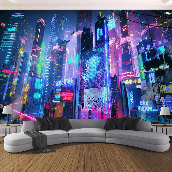 Cyberpunk 2077 Tapestry - Etsy