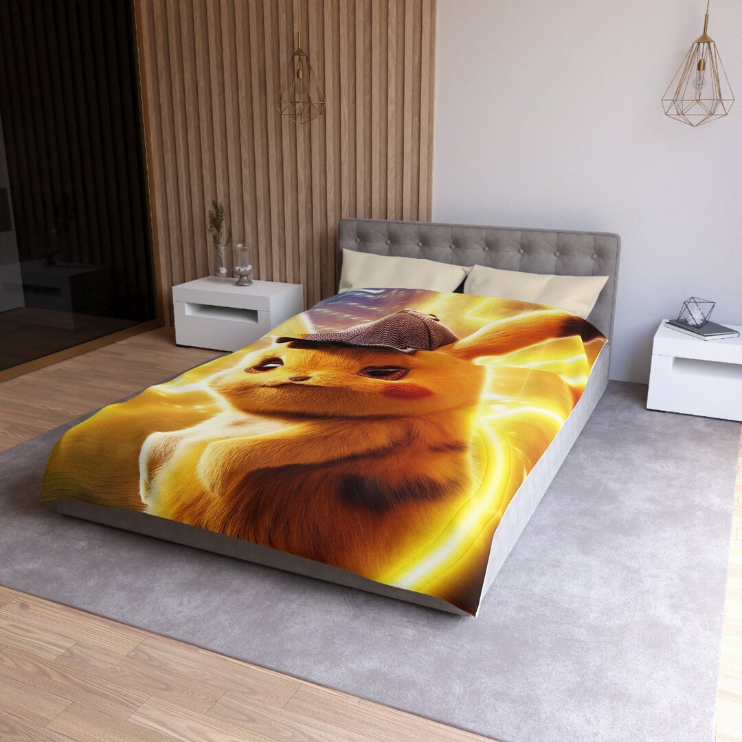 Pokemon Duvet Charizard Bedding Set Twin Queen King Sizes - Etsy