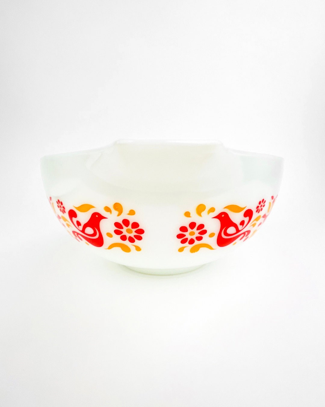 Vintage Pyrex Friendship Bird Pattern, Cinderella 443 Nesting Bowl - Etsy