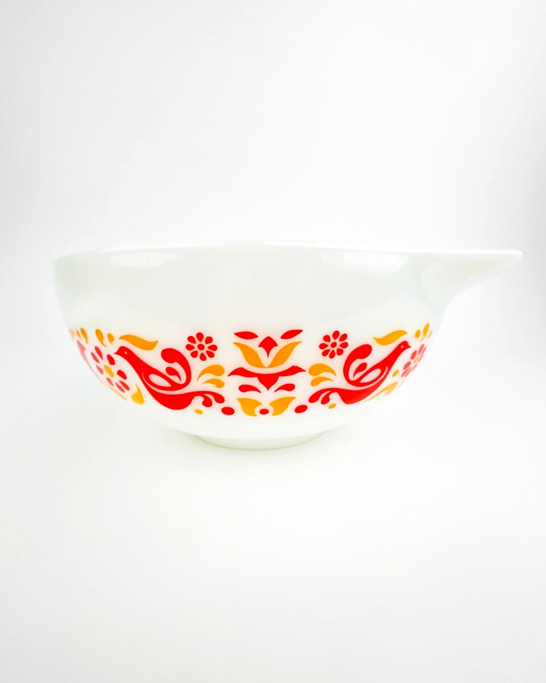 Vintage Pyrex Friendship Bird Pattern, Cinderella 443 Nesting Bowl - Etsy