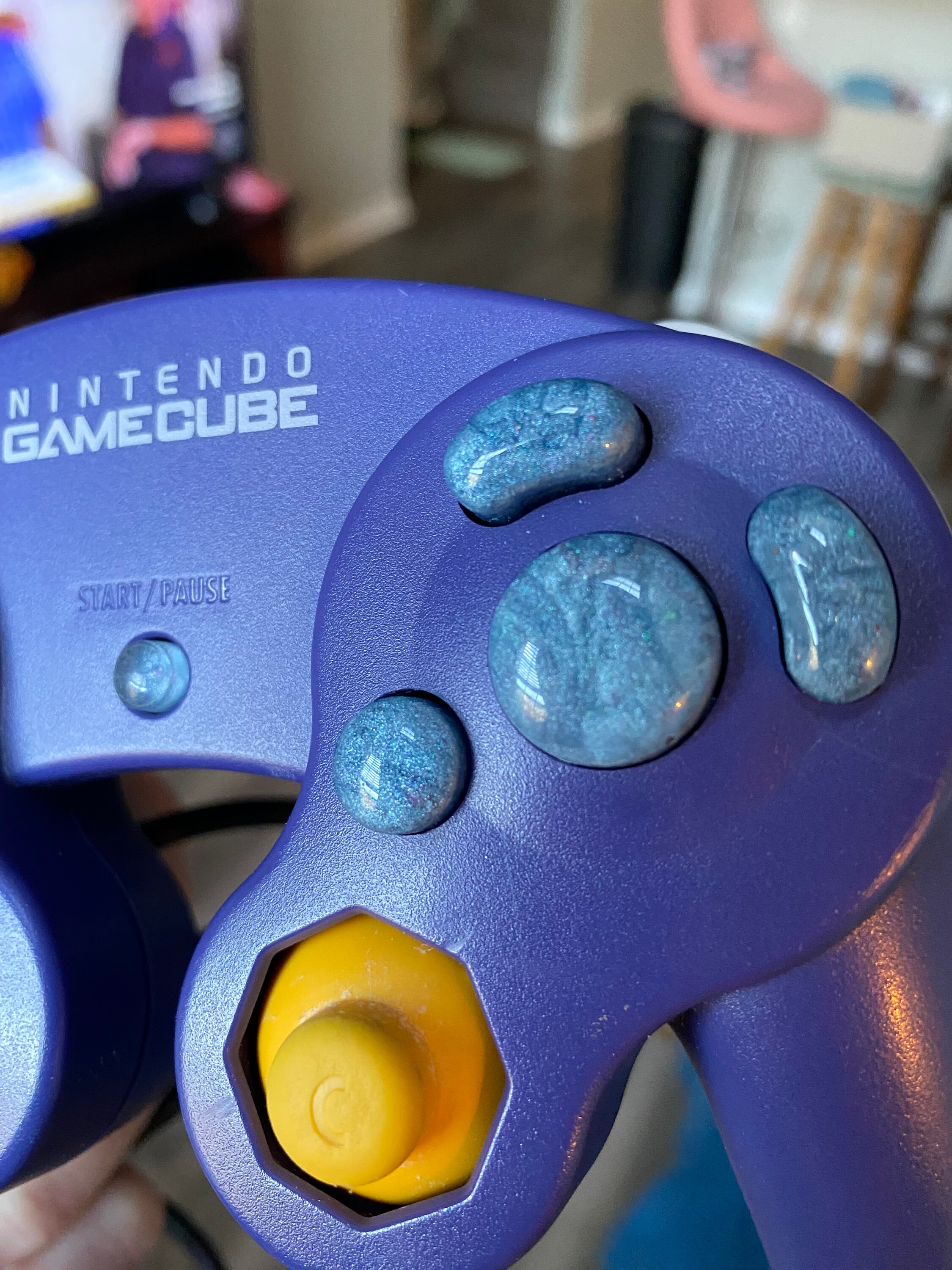 Bald Starry Swirl Gamecube Controller Buttons - Etsy