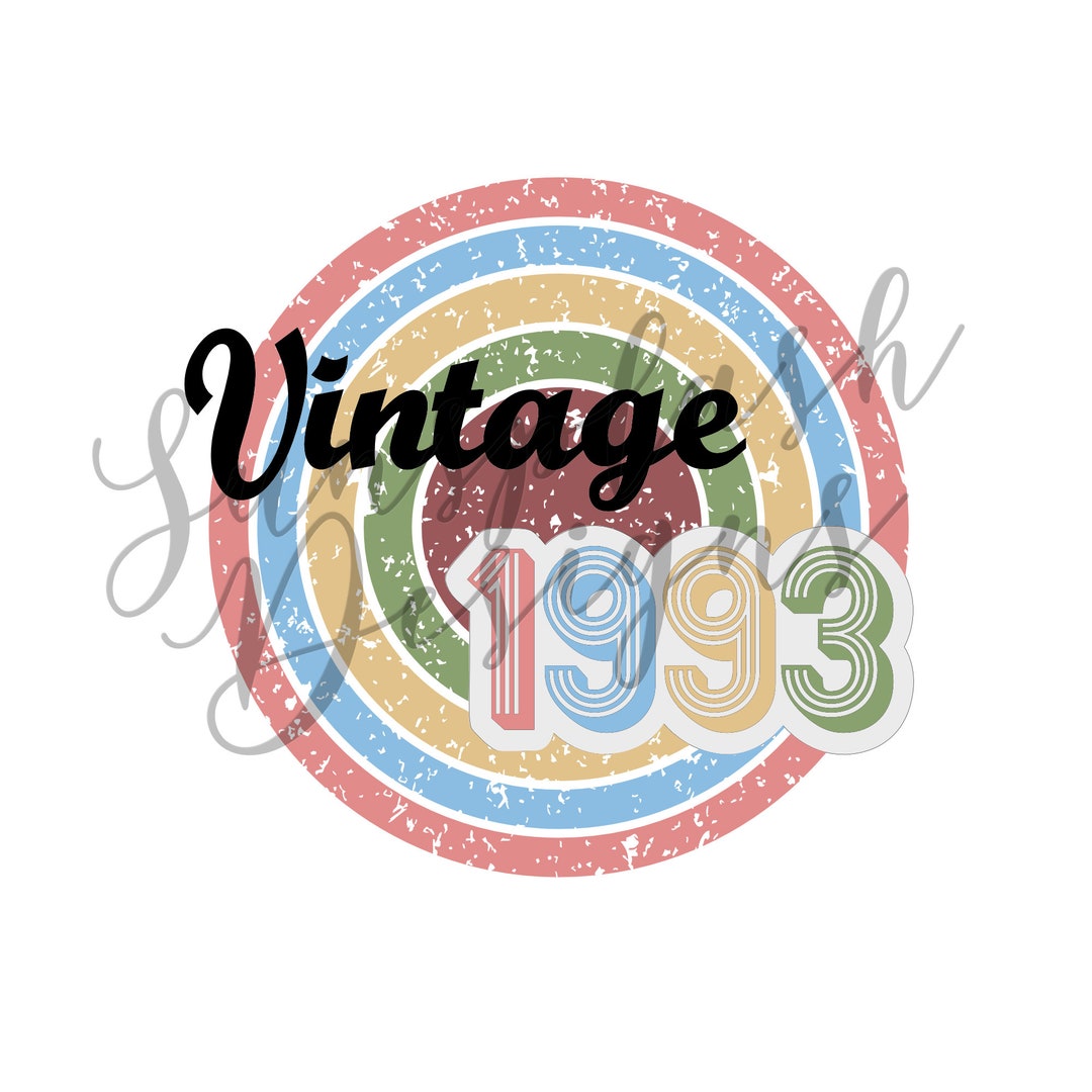 Vintage Classic 1993 SVG | Vintage 1993 Birthday Svg | Birthday Shirt ...