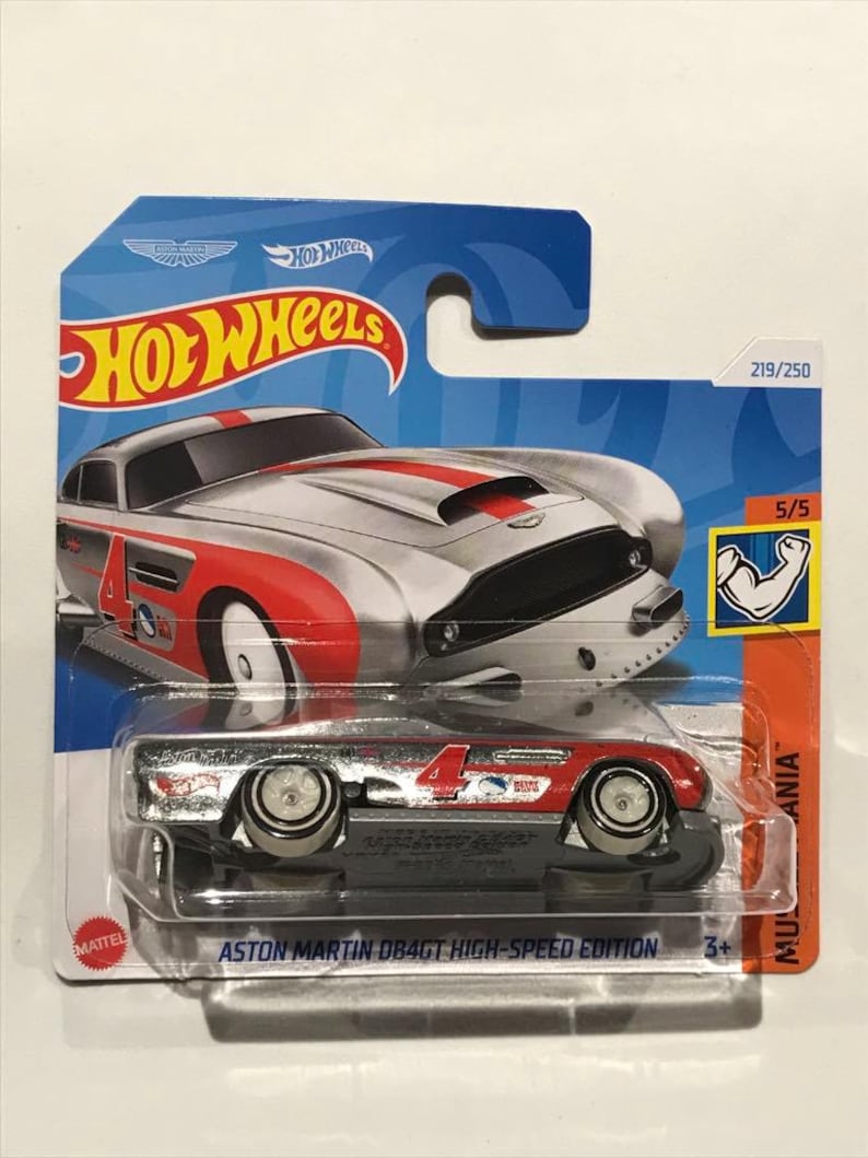 Hot Wheels Aston Martin DB4GT High Speed Edition 219/250 Small Card - Etsy