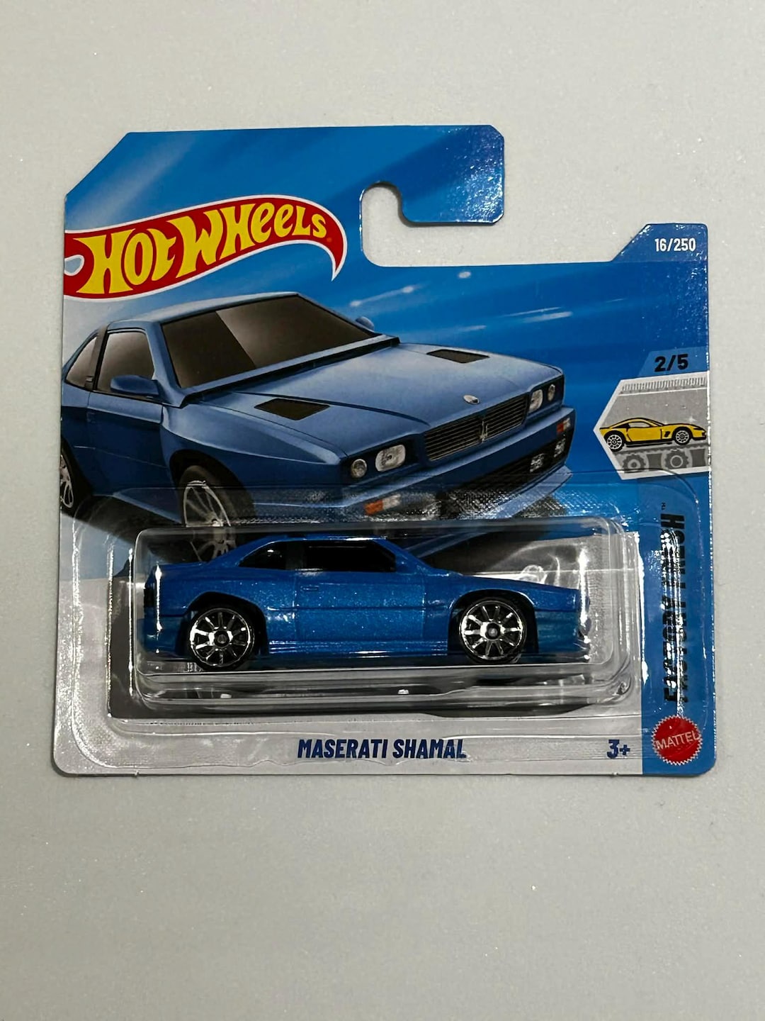 Hot Wheels Maserati Shamal 16/250 Small Card - Etsy