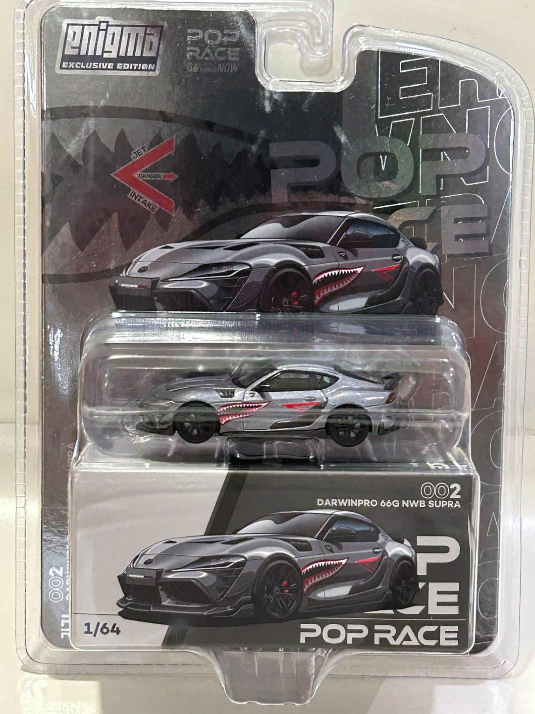 Pop Race 1/64 Toyota Supra Darwin Pro 66G NWB Supra A90, Grey Metallic ...