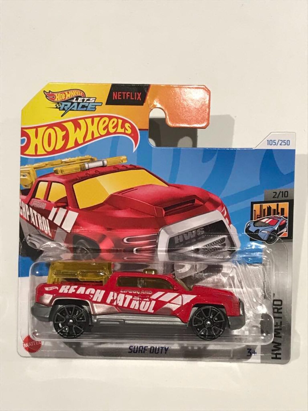 Hot Wheels Surf Duty 105/250 Small Card - Etsy
