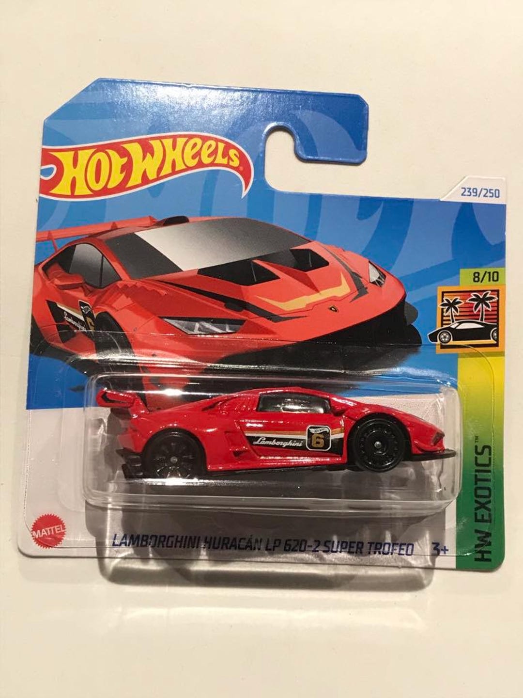 Hot Wheels Lamborghini Huracan LP 620-2 Super Trofeo 239/250 Small Card ...
