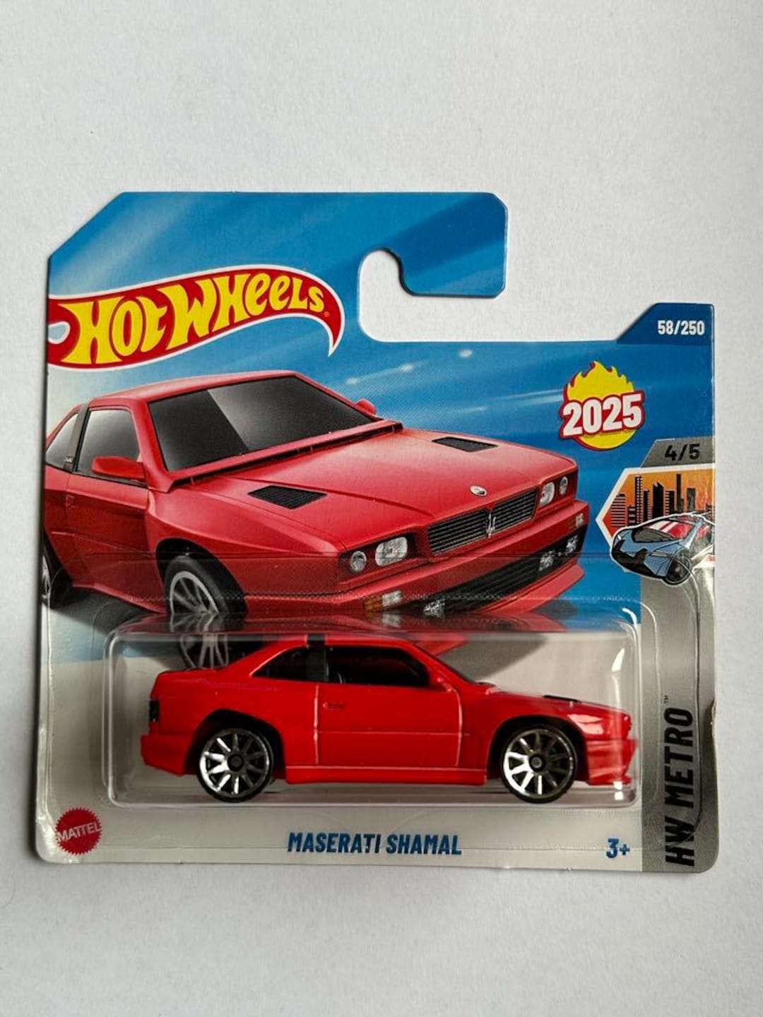 Hot Wheels Maserati Shamal 58/250 Small Card - Etsy