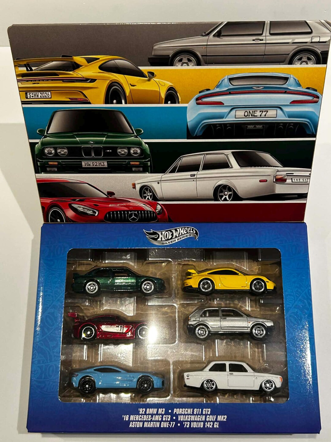 Hot Wheels HW 1/64 Silver Series Euro Style 6 Pack in Deluxe Packing - Etsy