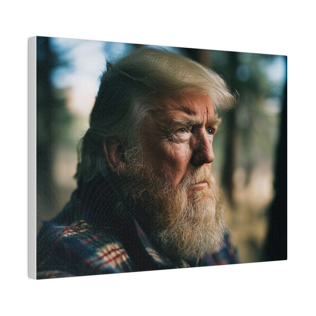 Trump Mountain Man Canvus - Etsy