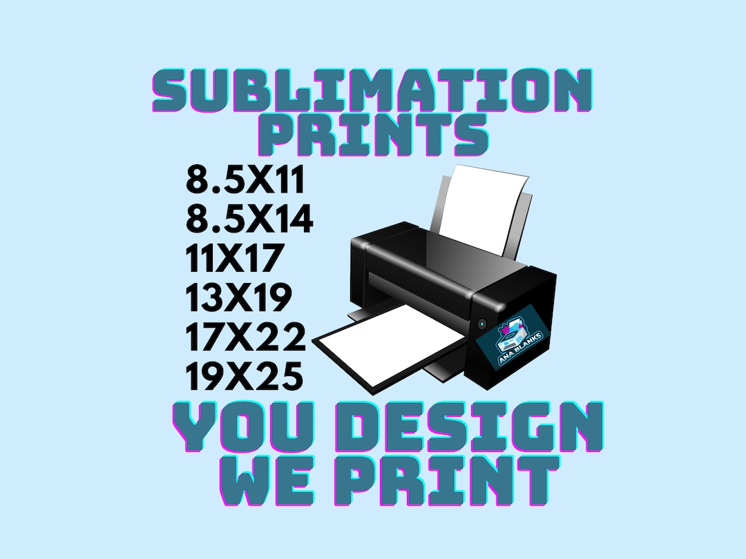 Custom Sublimation Prints , Ready to Press Transfers, You Design We ...