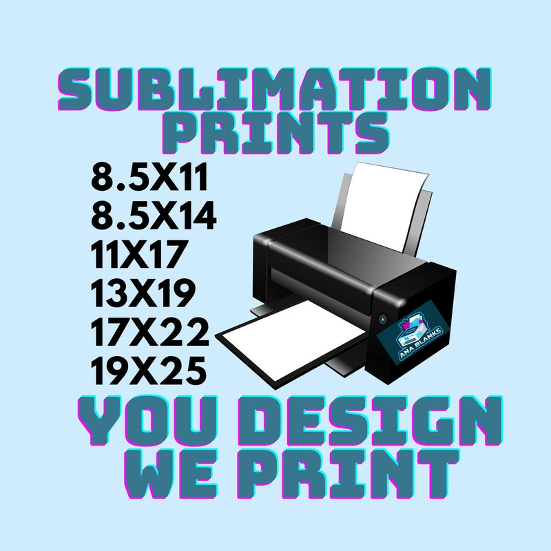 Custom Sublimation Print - Etsy