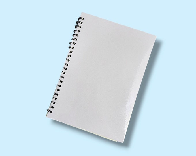 Sublimation Spiral Notebook Blank, Journal 8x6 Inches Dye Sub Supply ...