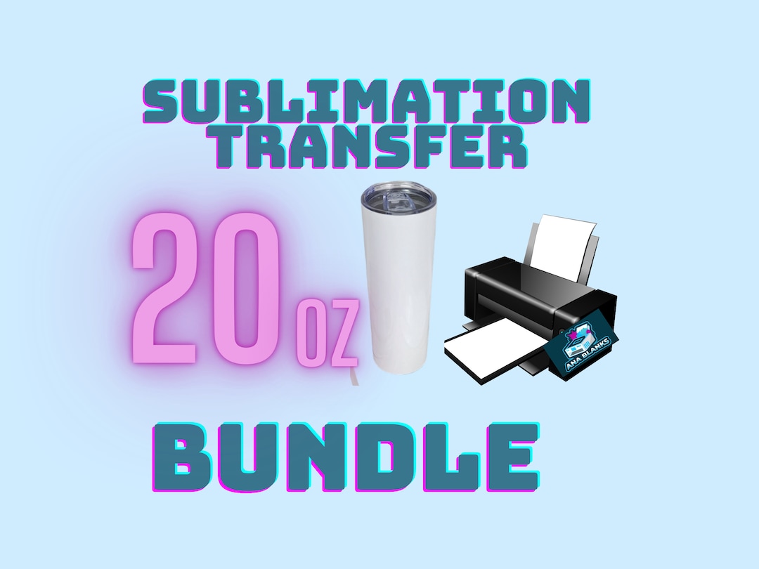 Sublimation Print Bundles -physical 20oz Tumbler Sublimation Prints ...